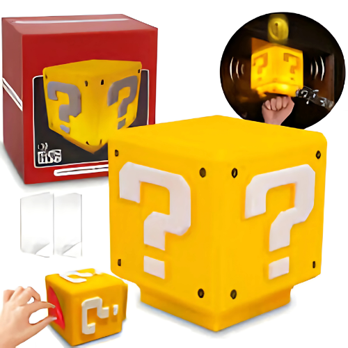 Super Mario Coin Block LED Night Light – Trending Gadgets